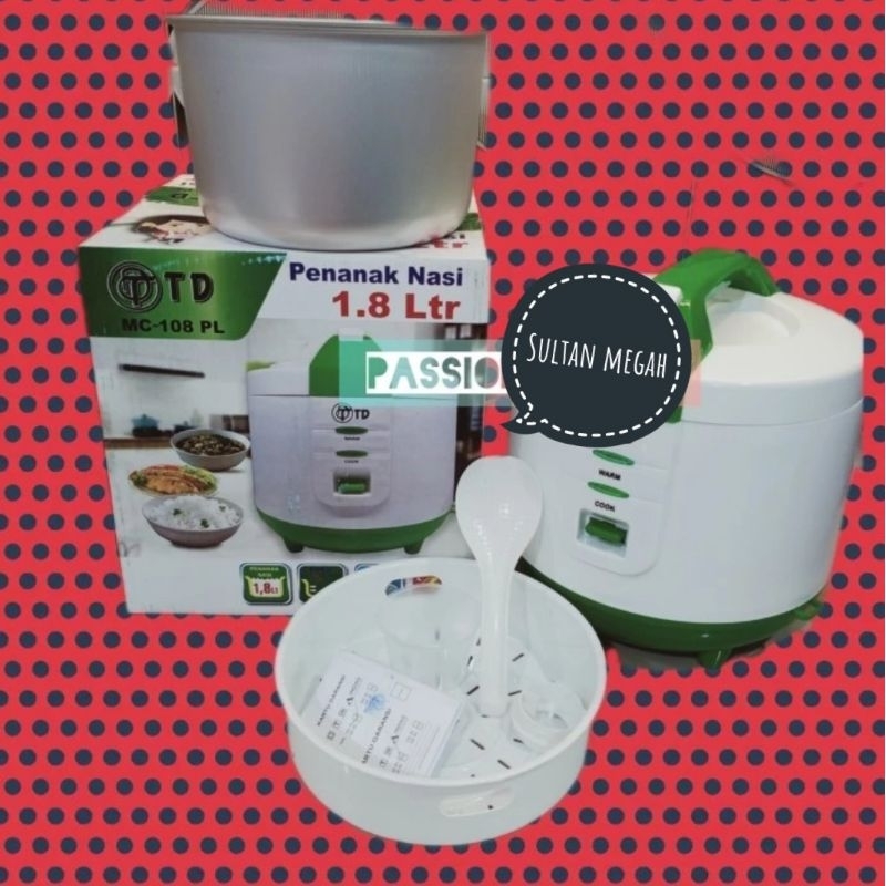 Jual MAGICCOM RICE COOKER 1,8 LITER / PENANAK NASI 1,8 LITER BESAR ...