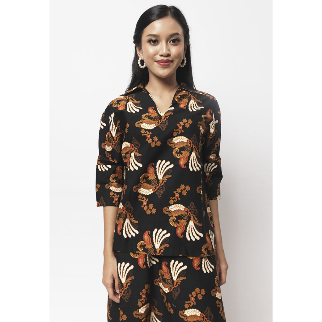 Jual Batik Solo Caya Ladies Paras Top M2 | Shopee Indonesia