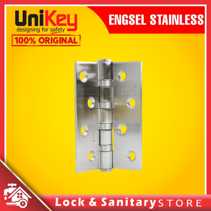 Jual Engsel Pintu Unikey HSS UK 117 4x3x2 4BB SS Engsel Stainless ...