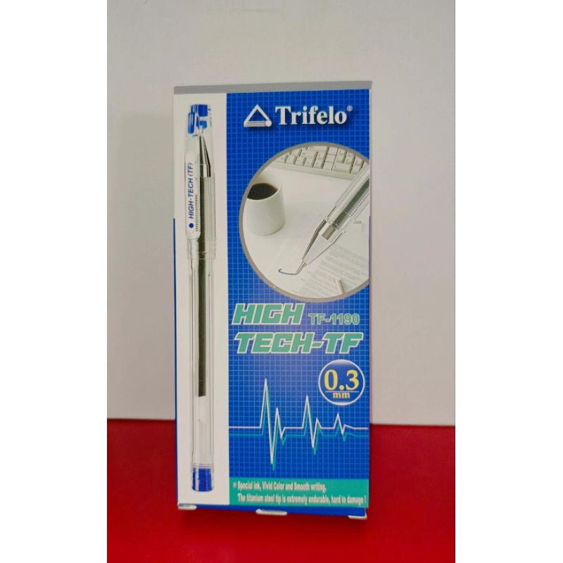Jual BULPOINT/BULPEN TRIFELO HIGH TECH TF-1190 BIRU (1 PAK ISI 12 BIJI ...