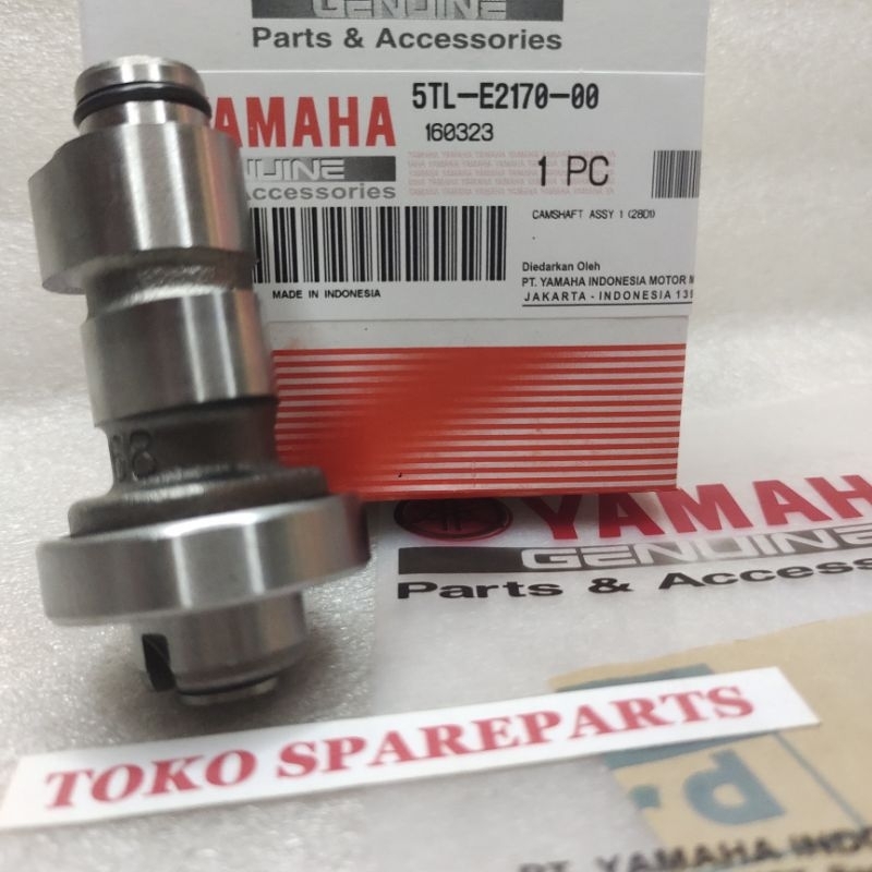 Jual 5TL-E2170-00 CAMSHAFT ASSY Noken as Mio Sporty Smile Soul Fino Karbu Nouvo | Shopee Indonesia