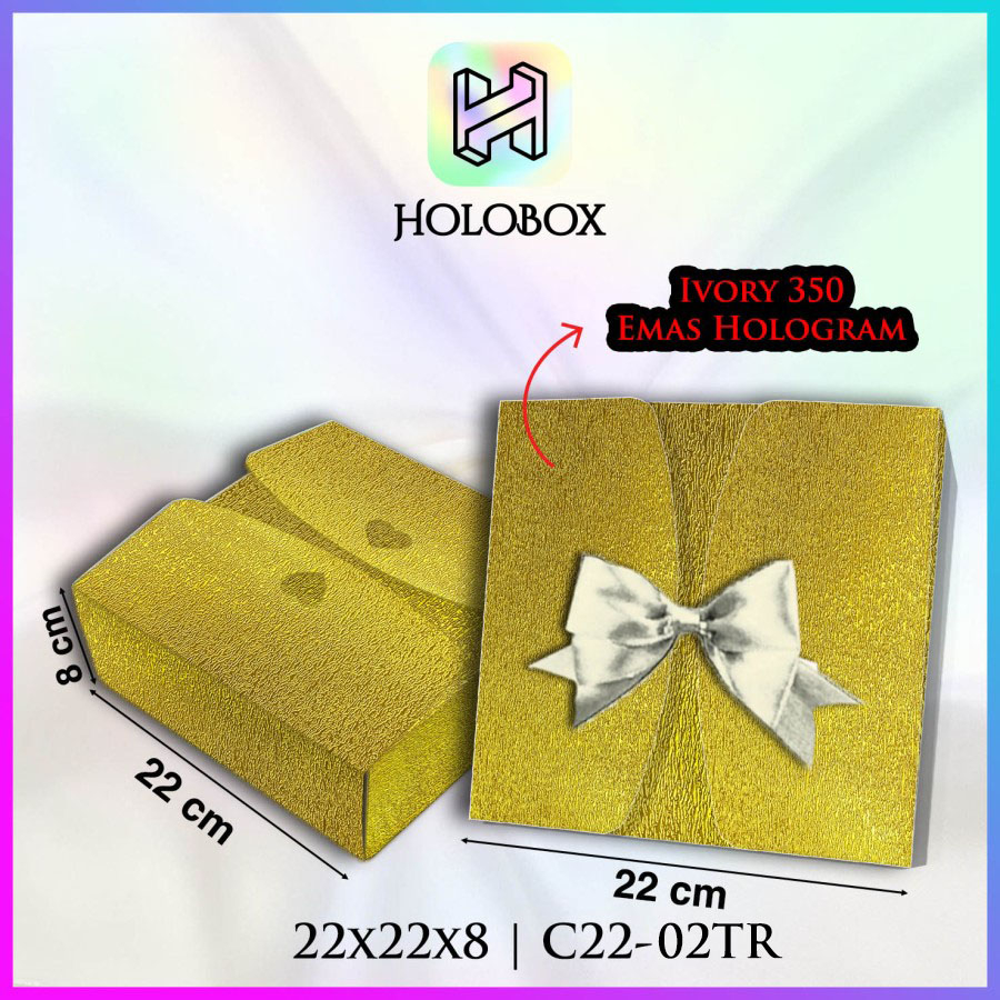 Jual Box Kado Mika / Box Hologram / Gift Box / Hampers Premium ...