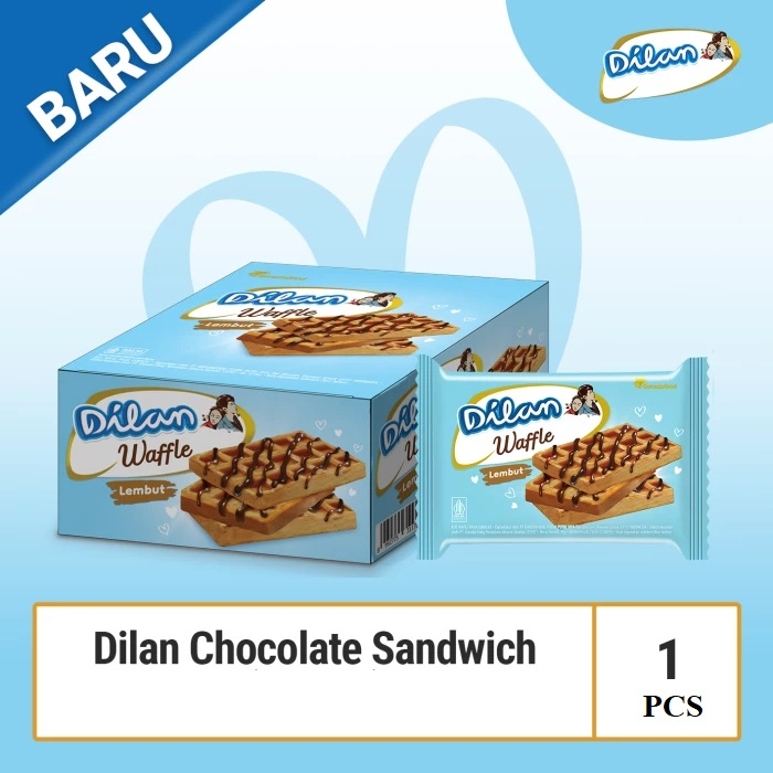 Jual Mouseman - Dilan Chocolate Waffle Lembut Kue Wafel Rasa Cokelat ...