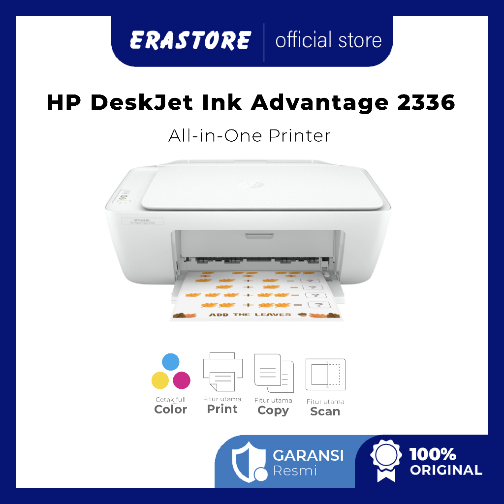 Jual HP DeskJet Ink Advantage 2336 All-in-One Printer (7WQ05B) | Shopee Indonesia