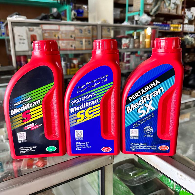 Jual Oli Mobil Pertamina Meditran S SC SX Kemasan 1 liter | Shopee ...
