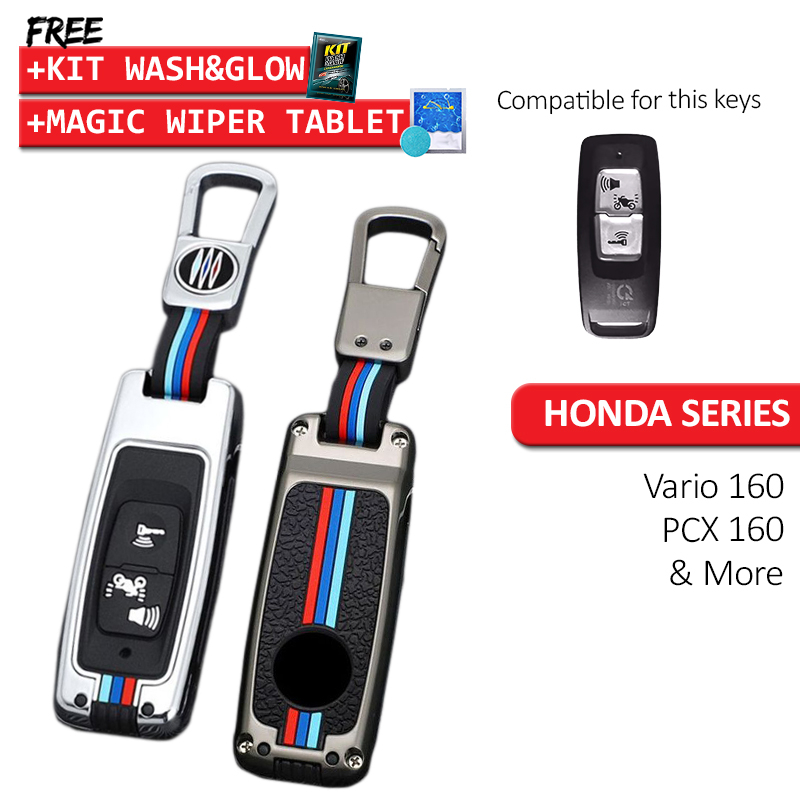 Jual Honda Scoopy 2022 2023 2024 - 2in1 Metal Case Kunci Motor Key ...