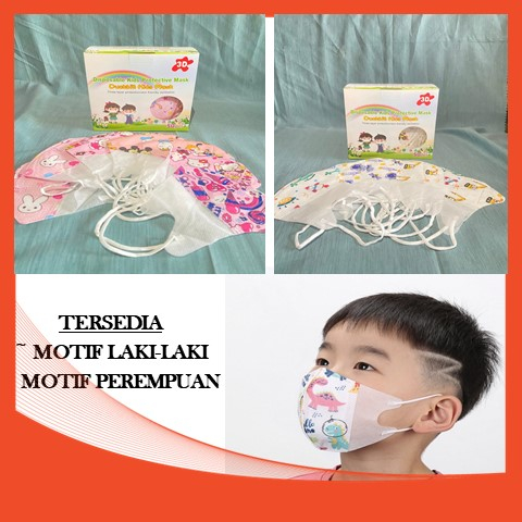 Jual Masker Anak / Masker Anak KF94 / Masker Anak Earloop / Masker ...