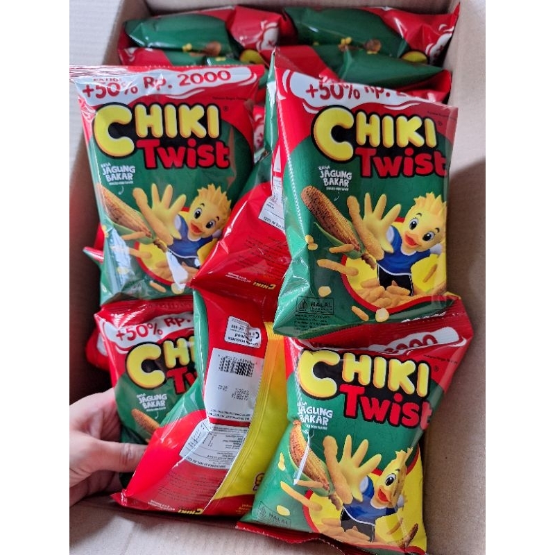 Jual Chiki Twist Rasa Jagung Bakar (1renceng isi 10pcs) | Shopee Indonesia