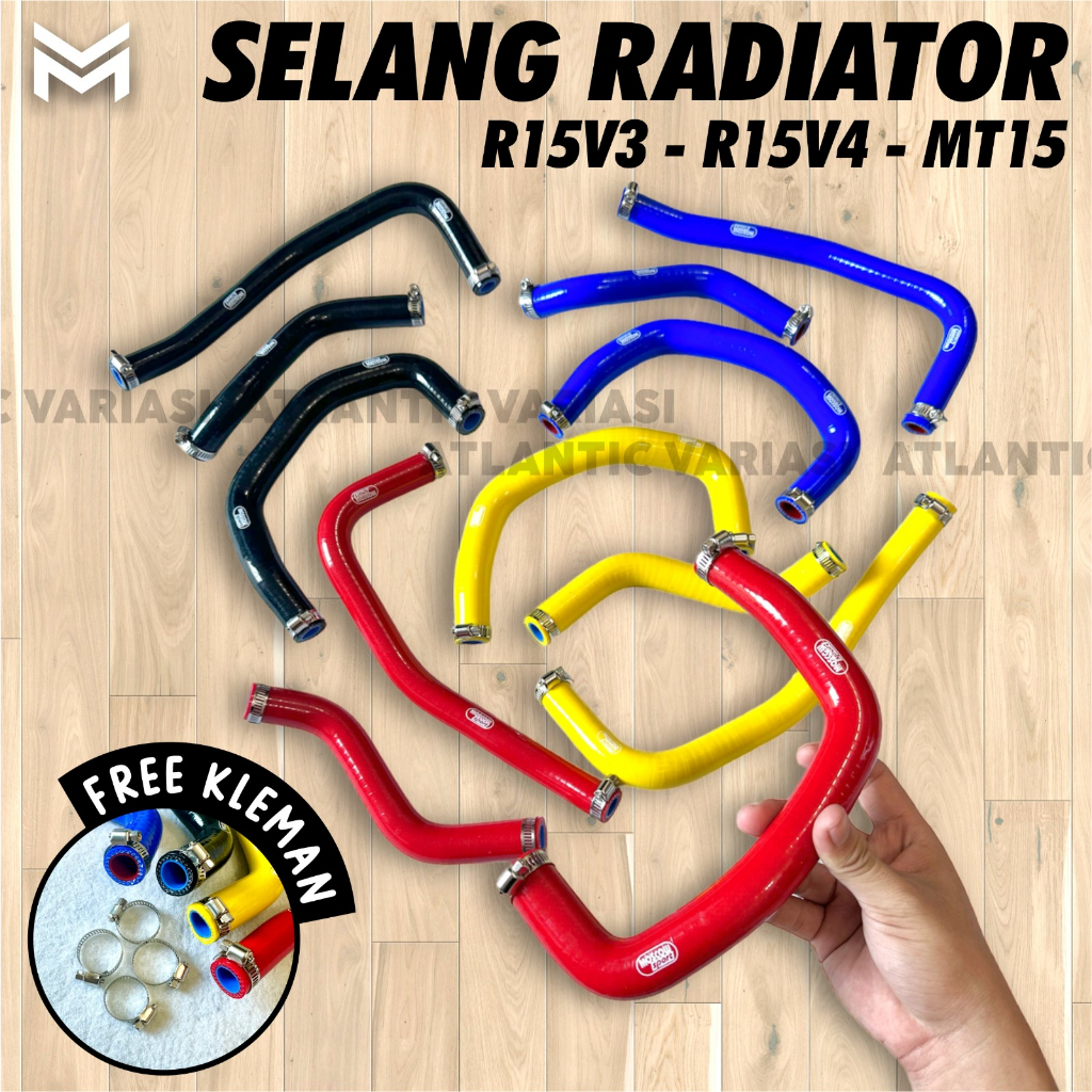 Jual SELANG RADIATOR MOSCOW SALANG RADIATOR R15 V3 / R15 V4 FREE KLEMAN ...