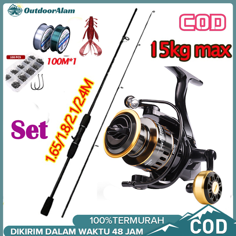 Jual Pancing Set Murah Murah Kuat Power Pancing 1.65M/1.8M/2.1M/2.4M ...