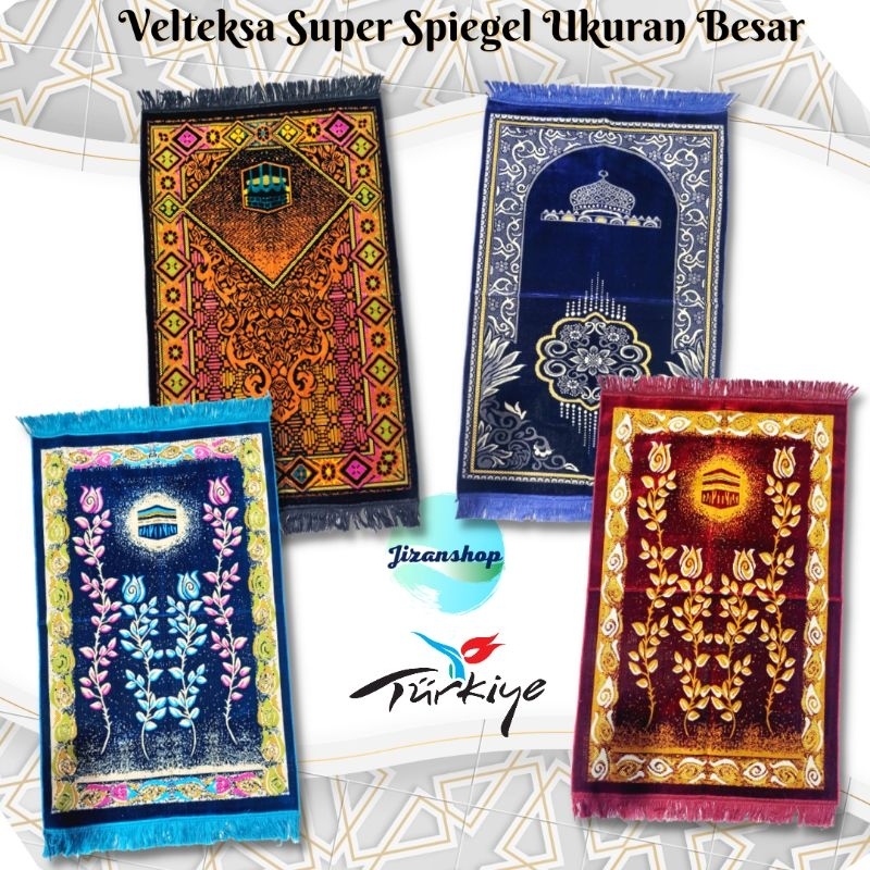 Jual Sajadah Velteksa Besar Timbul Tebal Super spigel Turkiye Turkey ...