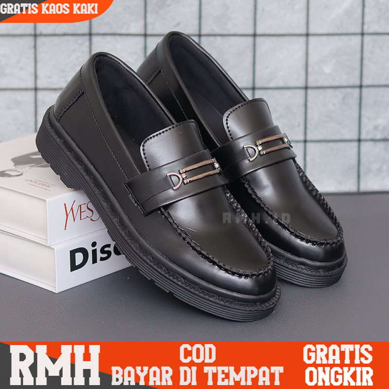 Jual RMH Sepatu Docmart Pria Loafers Pantofel Kerja Casual Trendy ...