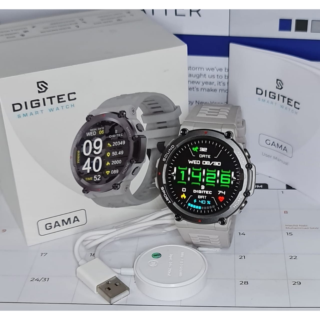 Jual Jam Tangan Smartwatch Digitec GAMA Bluetooth Connect Original ...