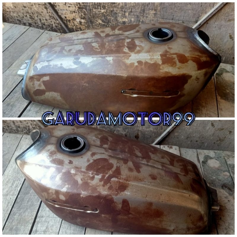Jual tangki GL 100 tengki bensin GL 100 cb 125 GL cepek CB K5 bahan full drum PERTAMINA press ...