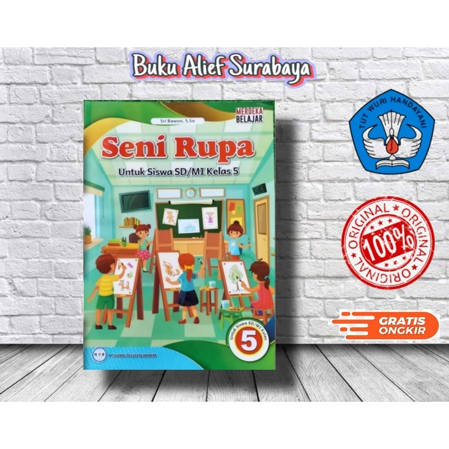 Jual Buku Siswa Seni Rupa SD/MI Kelas 5 Merdeka Belajar Penerbit Global Offset Sejahtera GOS ...