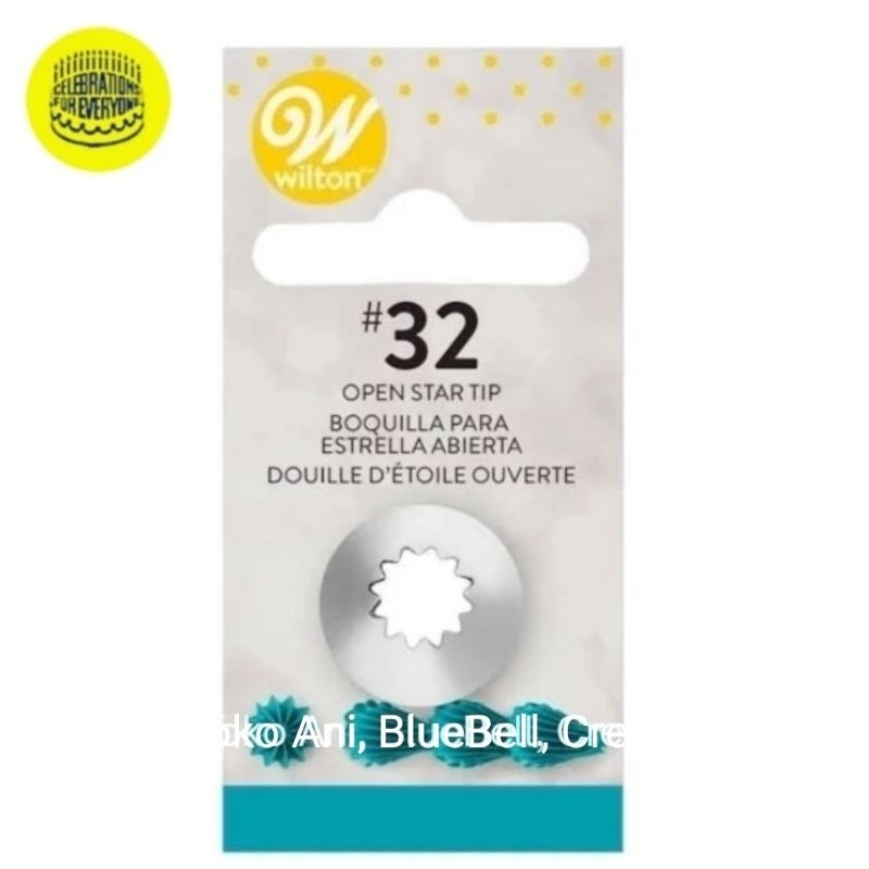 Jual Wilton Open Star Piping Tip # 32 / Wilton Spuit Bintang # 32 ...