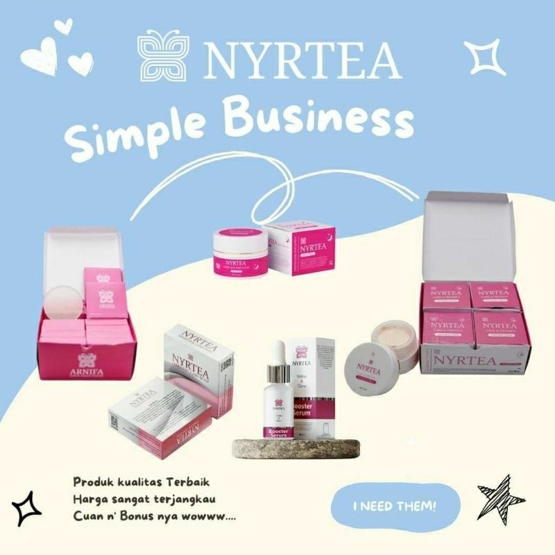 Jual Paket Komplit Skincare Nyrtea 100% ORI (FREE MEMBER RESMI ...