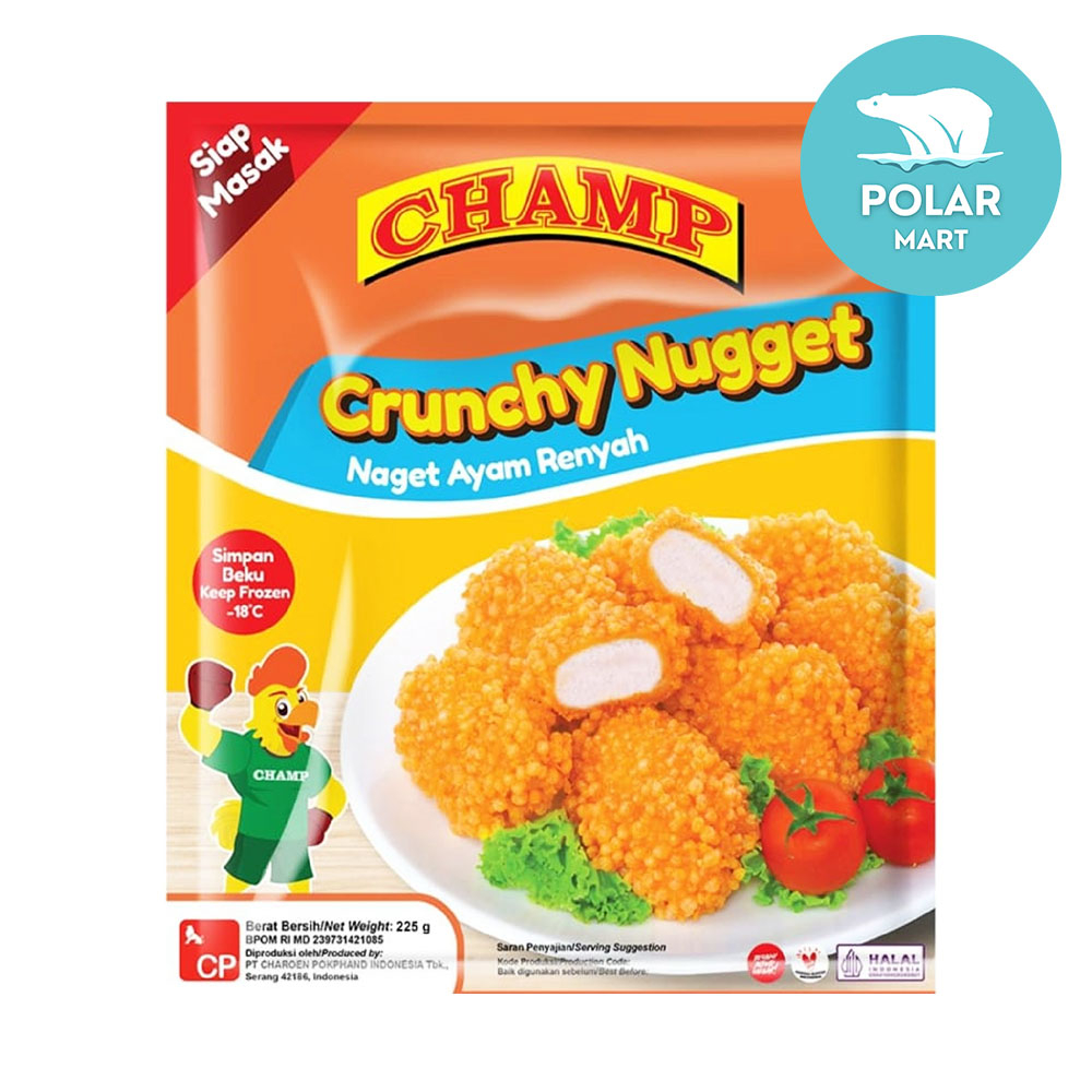 Jual Champ Crunchy Nugget 225 Gram (FROZEN FOOD BANDUNG) | Shopee Indonesia