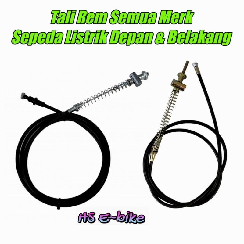Jual TALI REM SEPEDA LISTRIK UNIVERSAL 1 SET DEPAN-BELAKANG | Shopee ...