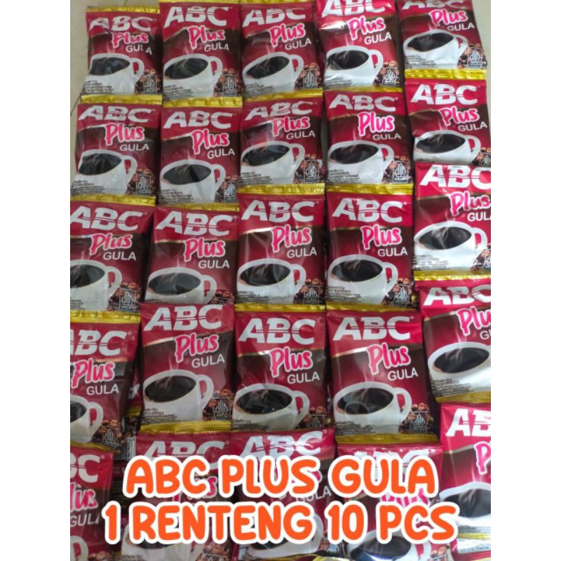 Jual KOPI ABC PLUS GULA 3 RENTENG (30 PCS) | Shopee Indonesia