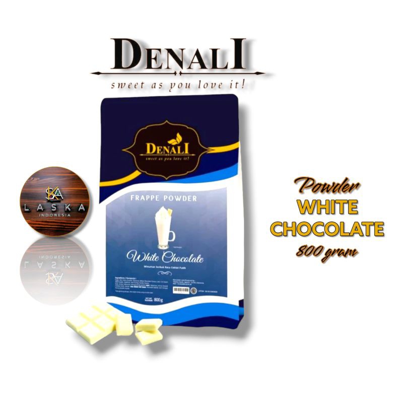 Jual White Chocolate Powder Merk Denali 800 grm - Bubuk Minuman Rasa ...
