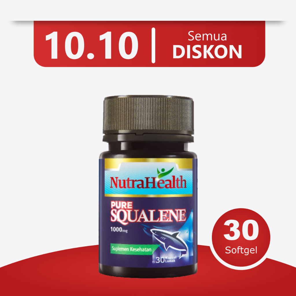 Jual NutraHealth Pure Squalene Shark liver oil 1000mg 30 Sftgel ...