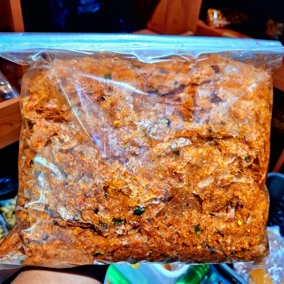 Jual KRIPCA PEDAS JERUK 1KG / KERIPIK KACA BELEDAG CEMILAN BANDUNG ...