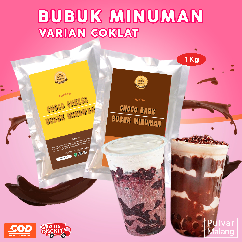 Jual BUBUK MINUMAN RASA 1KG / SERBUK MINUMAN ANEKA RASA COKLAT 1KG / BUBUK MINUMAN KEKINIAN ...