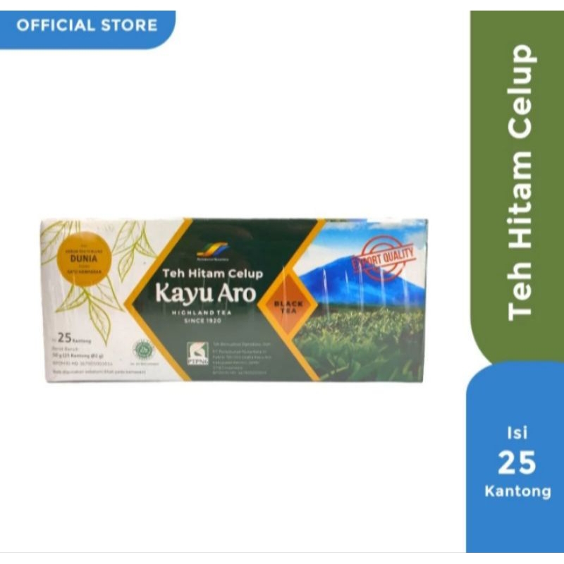 Jual Teh hitam celup Kayu Aro 100% asli dari Kerinci Jambi | Shopee ...