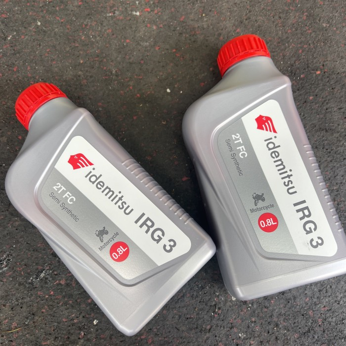 Jual Oli Idemitsu IRG3 2T FC 0.8L Oli Samping Racing Semi-Synthetic 2 ...