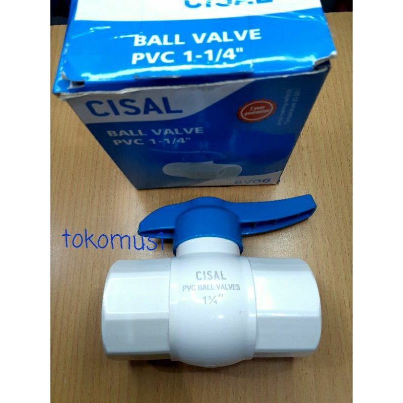 Jual BALL VALVE STOP KRAN PENGATUR ALIRAN AIR UKURAN 1/2 INCH 3/4 INCH 1 INCH 11/4" BAHAN PVC ...