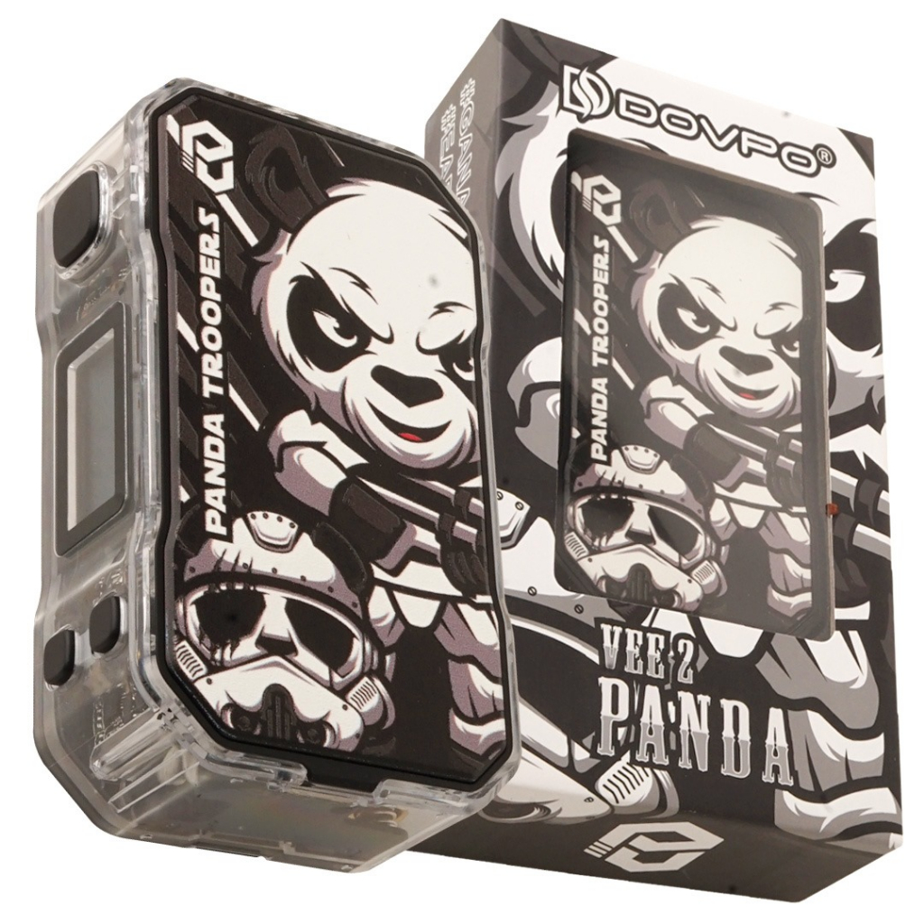Jual Mod Vape Vapor Panda VEE 2 Box Mod 200W Clear Authentic By Dovpo ...