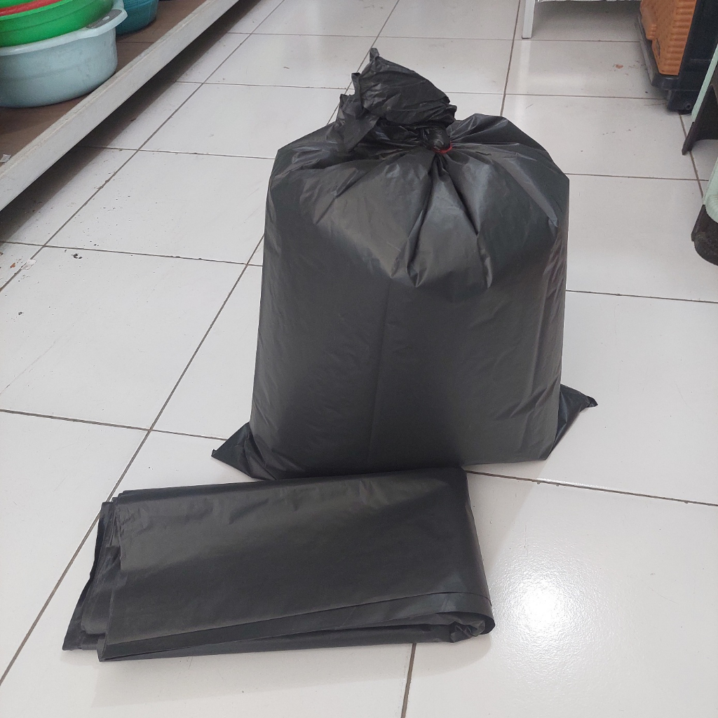 Jual Kantong plastik sampah trash bag ukuran 40x60 80x120 | Shopee Indonesia