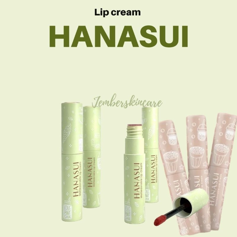 Jual HANASUI Glazedorable Vinyl Stain | Mattedorable lipscream|Lipcream ...