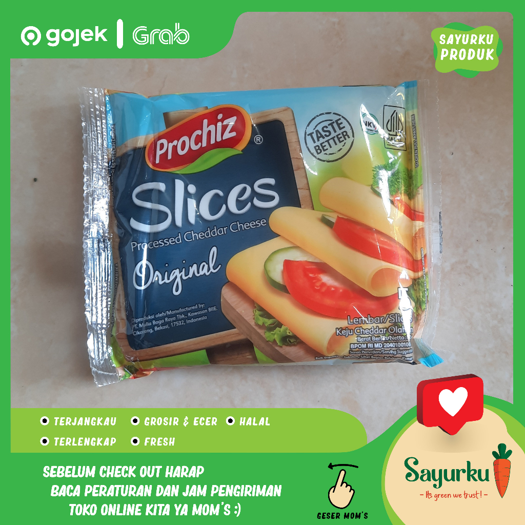 Jual PROCIZ Keju Cheddar Lembar | Shopee Indonesia