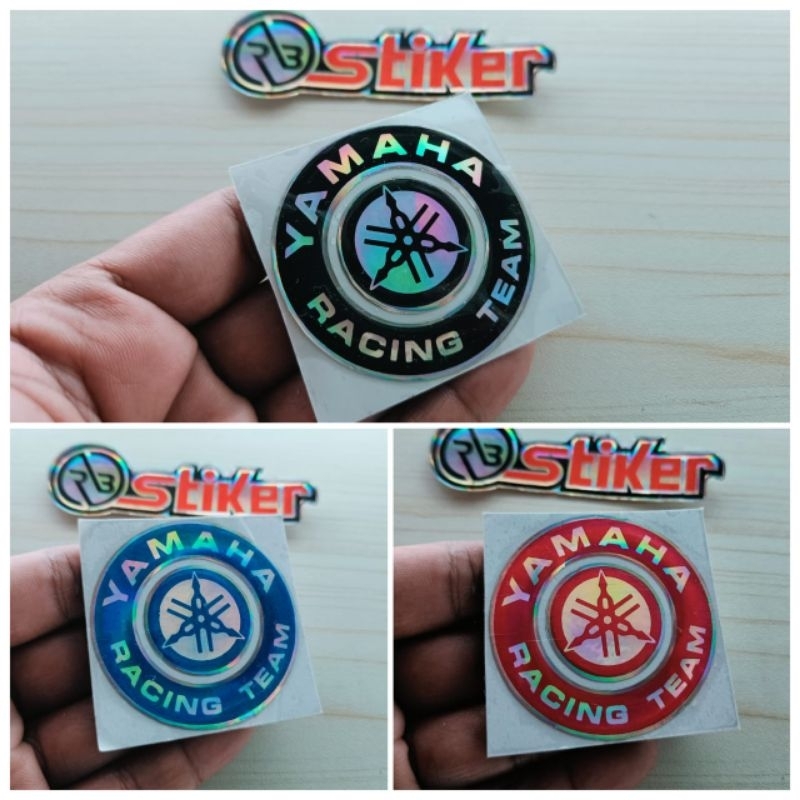Jual Stiker timbul Emblem logo yamaha Racing team timbul 3D | Shopee ...