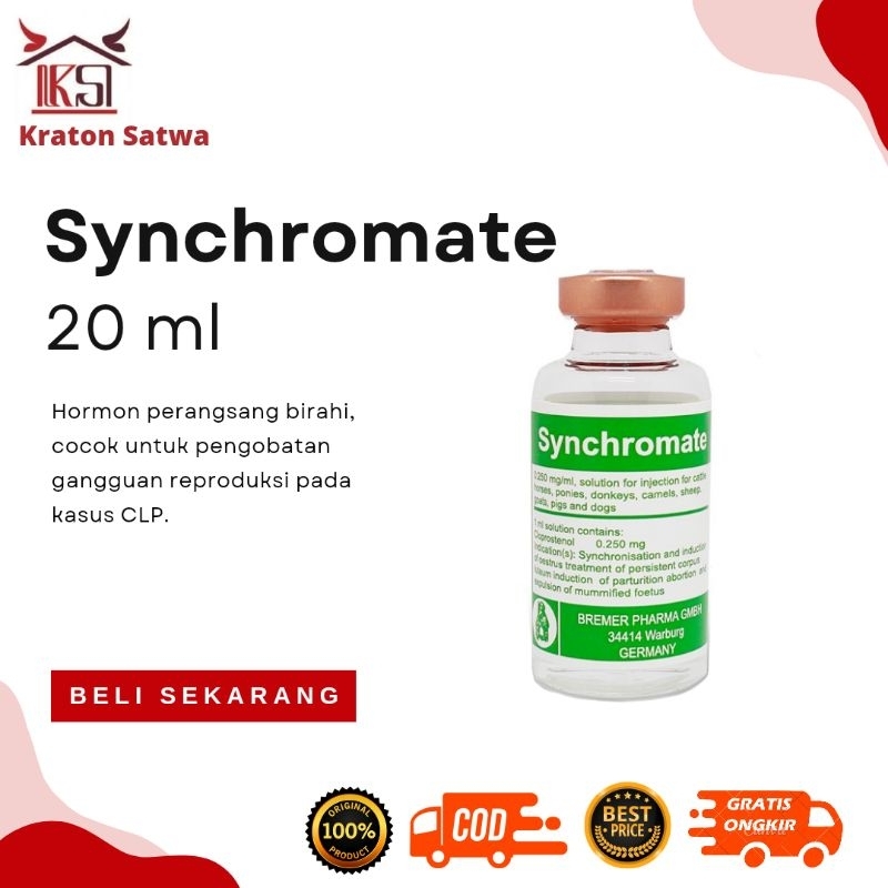 Jual Synchromate 20ml Hormon PGF2 ALFA (Ampuh dan Irit Sama Seperti ...