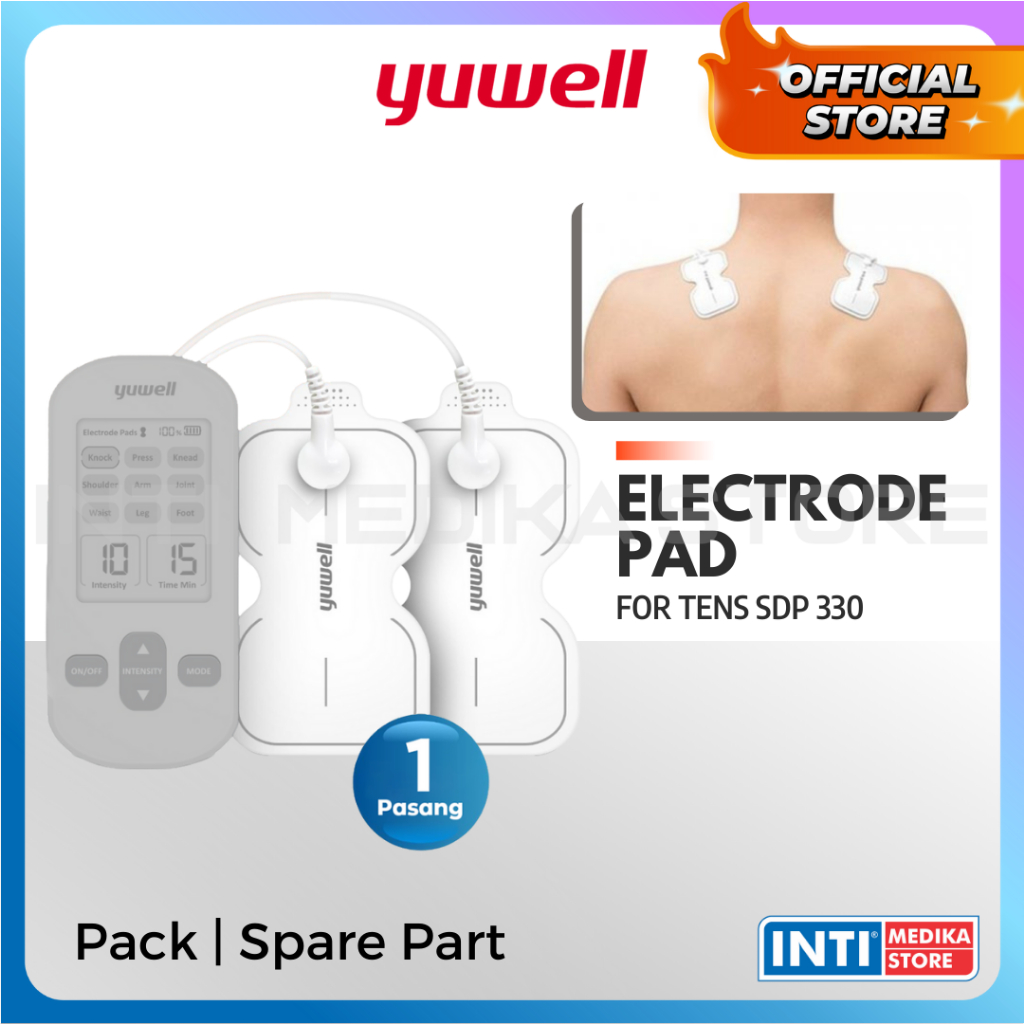 Jual YUWELL - REFILL Electrode Pad TENS SDP 330 isi 2 pcs | Electrode ...