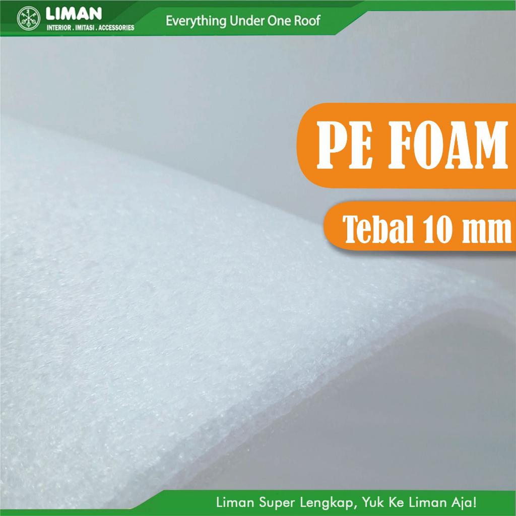 Jual PE Foam Sheet 10 mm Lembaran Lebar 120 cm Styrofoam Underlayer ...
