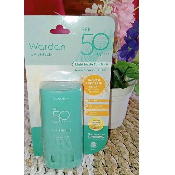 Jual Wardah UV Shield Light Matte Sun Stick SPF 50 PA+++ 22 g ...