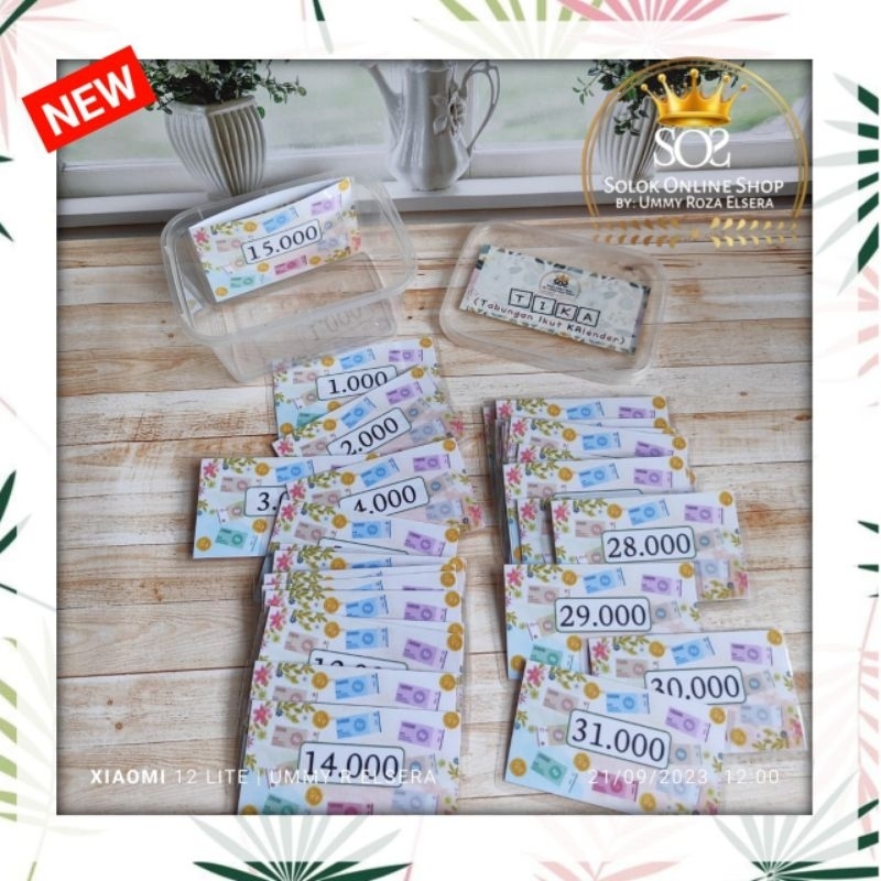 Jual TIKA | TABUNGAN IKUT KALENDER | NABUNG SERU DI BOX SAVING ...