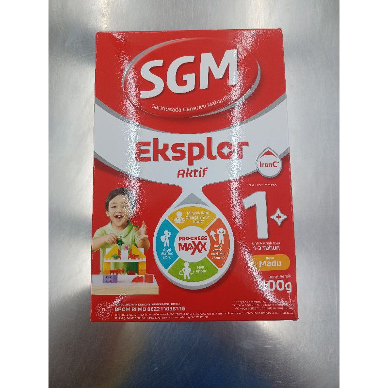 Jual Sgm Eksplor 1+ Pro-Gressmaxx Susu Pertumbuhan Madu 400G | Shopee ...