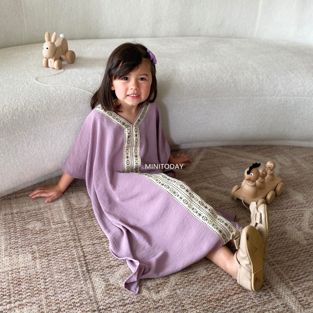 Jual Batwing Kaftan ( Kaftan ANAK Premium MINITODAY ) | Shopee Indonesia
