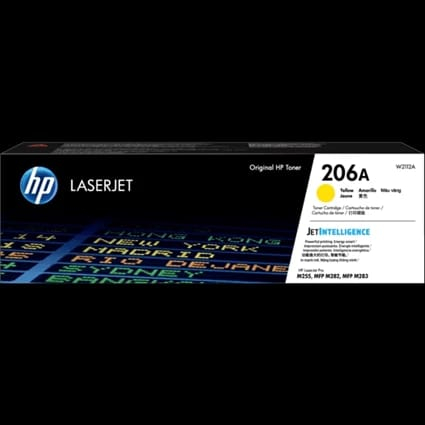 Jual Toner HP 206A Yellow Original LaserJet Toner Cartridge (W2112A ...
