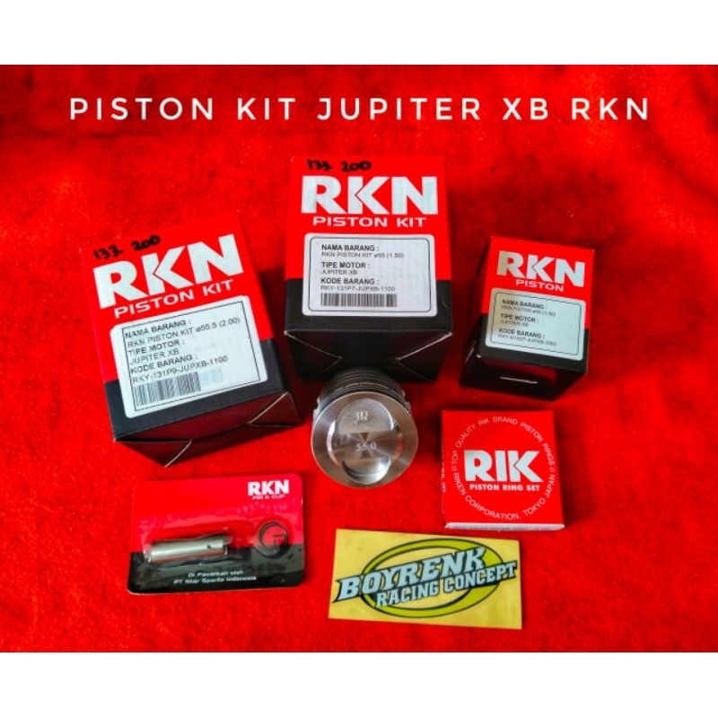 Jual PISTON KIT SEHER SEKER JUPITER Z XB DIAMETER 53.5|54|54.5|55|55.25 ...