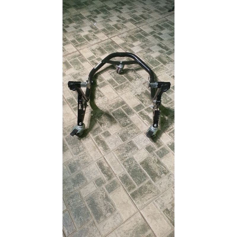 Jual standar paddock jingkrak pedok motor universal tipe V moving roda ...