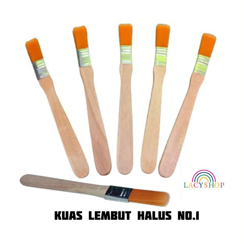 Jual Kuas Lukis Bulu Nylon Halus Lembut No.1 KECIL | Shopee Indonesia