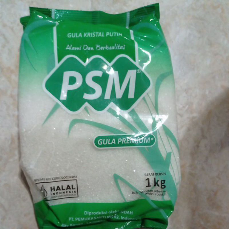 Jual GULA PSM /KTM /PIEKO (GULA PASIR KRISTAL PUTIH) | Shopee Indonesia