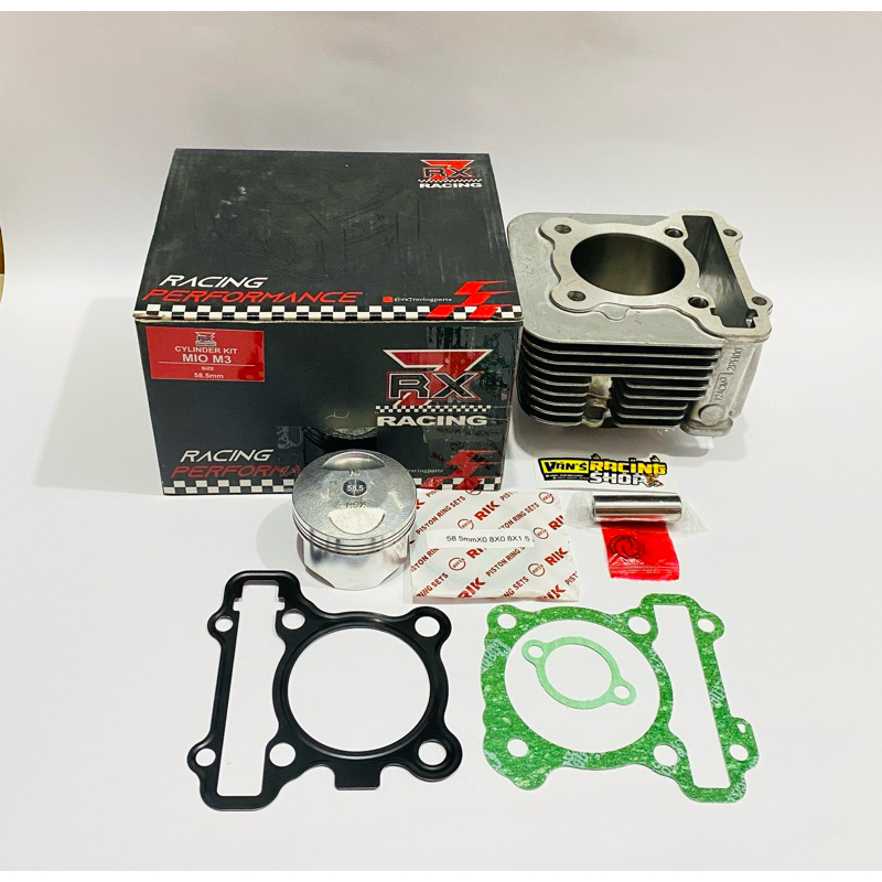 Jual BLOK SEHER BORE UP KIT SET MIO M3 - FINO 125 - NEW GT 125 UK 59 MM Rx7 RACING | Shopee ...