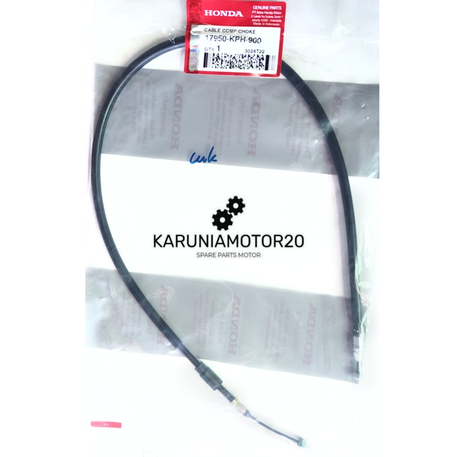 Jual Kabel Choke Cuk Karisma/Supra X 125/Supra Fit Original AHM 17950 ...